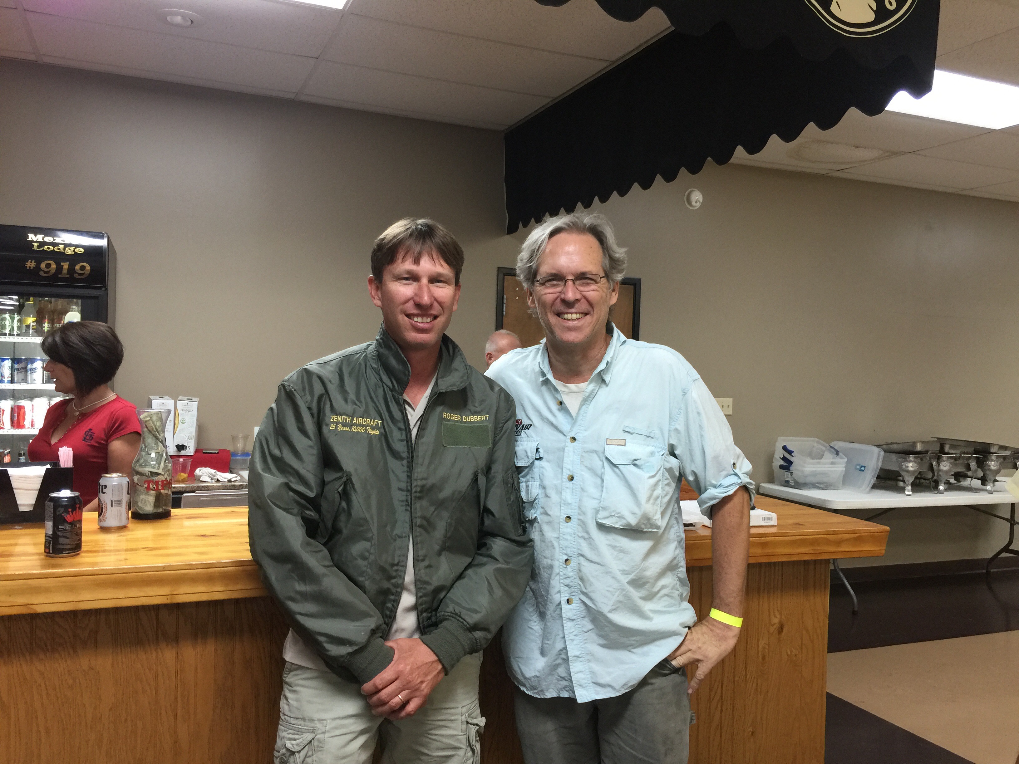 Zenith’s Roger Dubbert, man who has flown 10,000 demo flights.