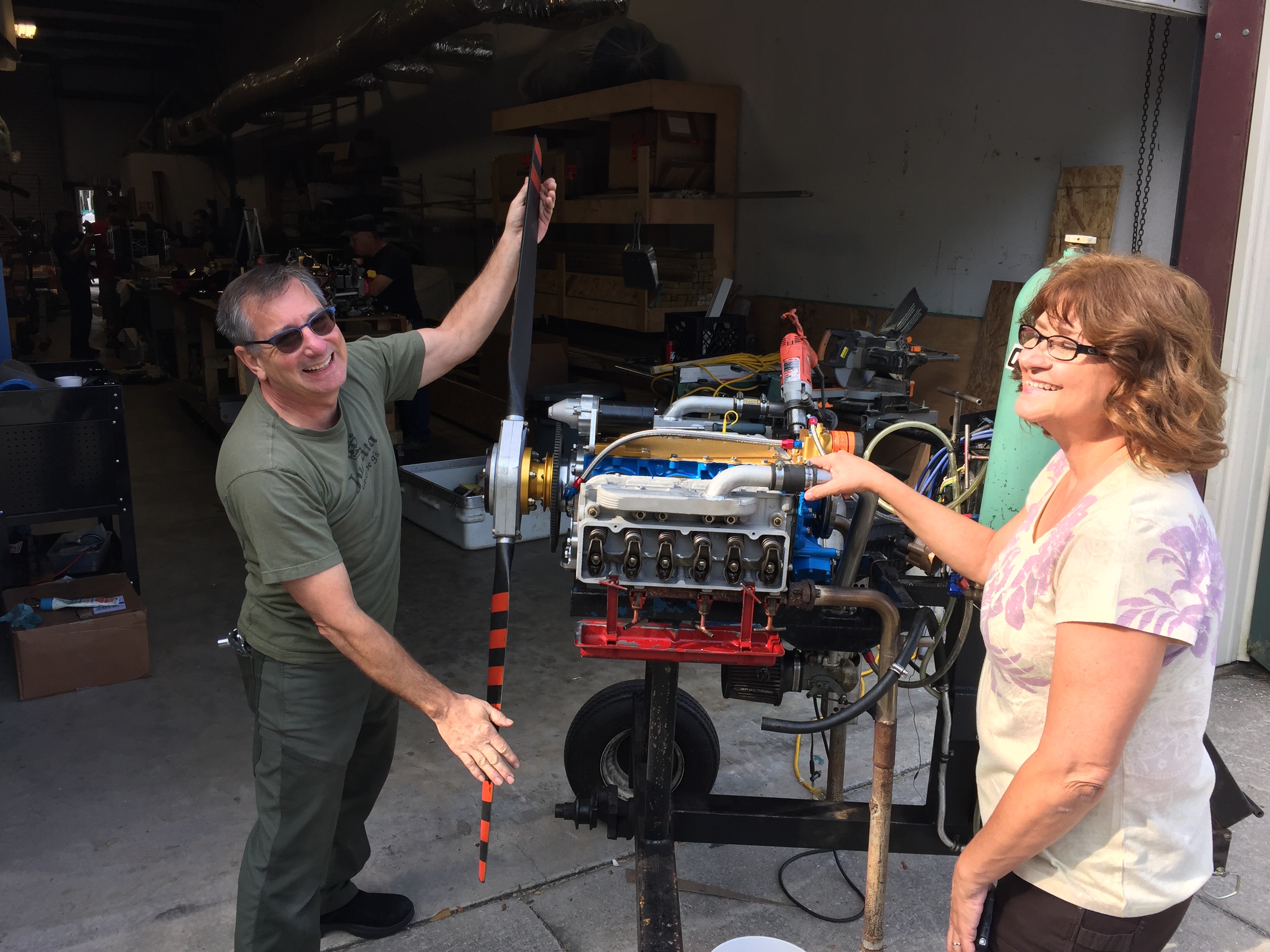 The Zenith 650 Corvair engine of Jim and Patty Raab.
